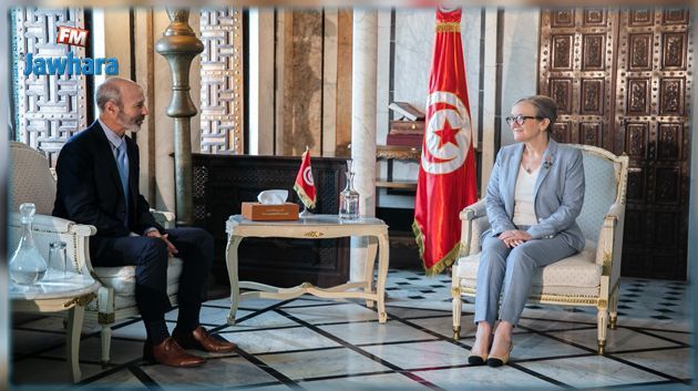La cheffe du Gouvernement reçoit l'ambassadeur du Canada à Tunis La cheffe du Gouvernement reçoit l'ambassadeur du Canada à Tunis